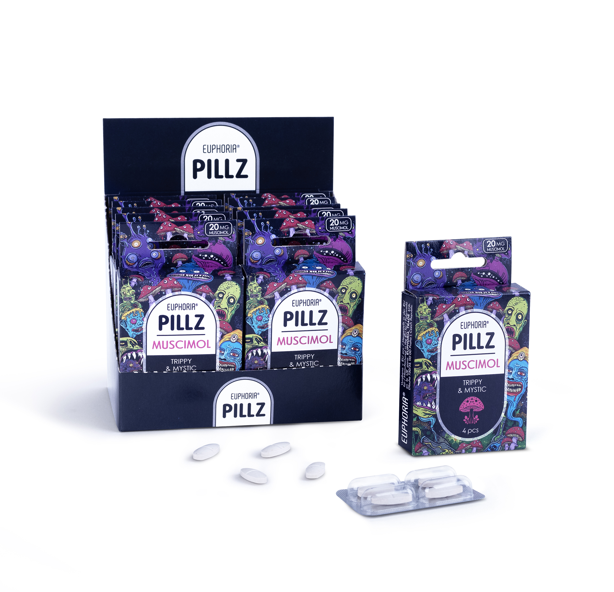 Euphoria PILLZ - Muscimol - Euphoria.eu your B2B Supplier of CBD and ...